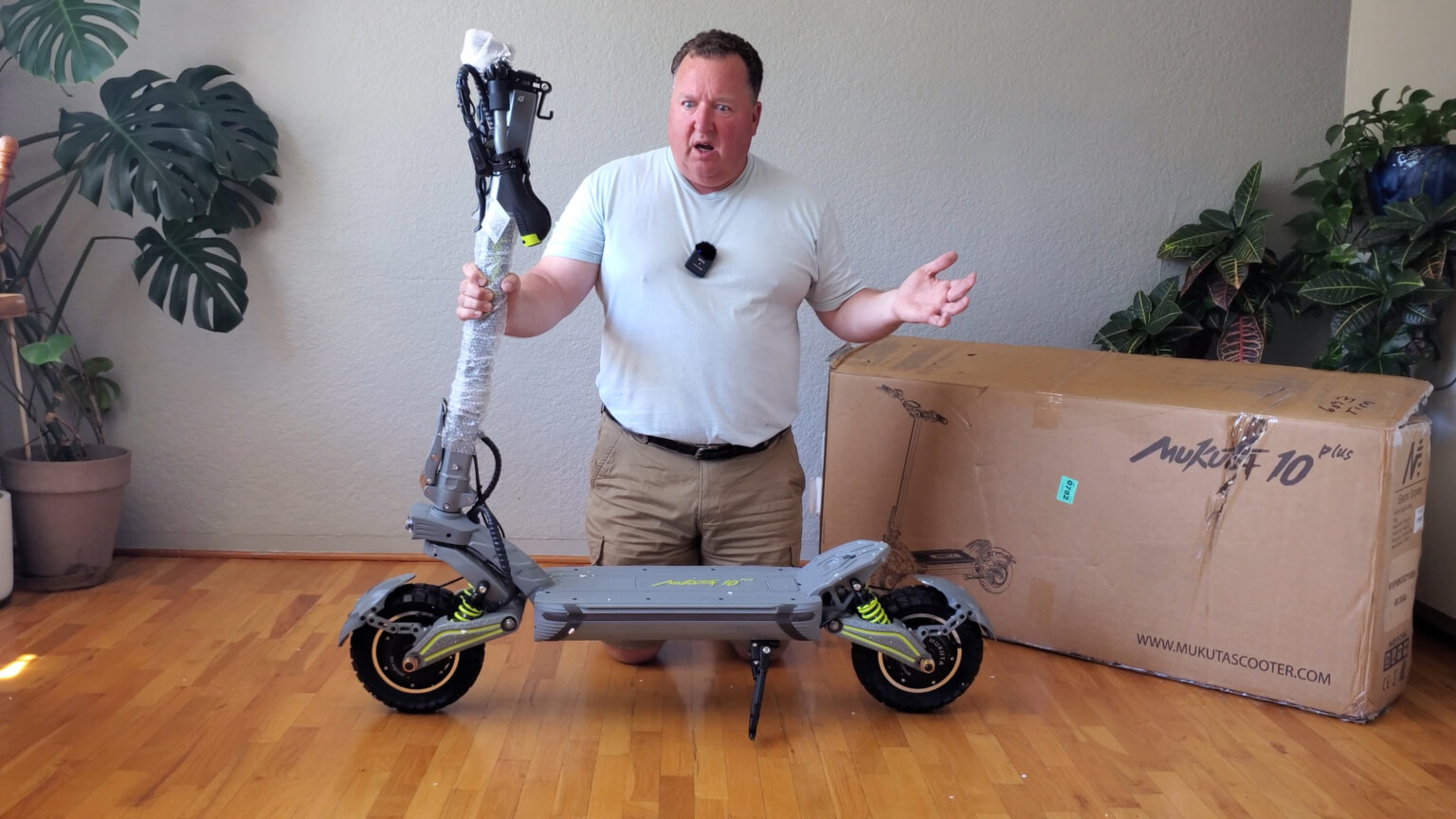 Unleashing the Power: Mukuta 10 Plus Electric Scooter Unboxing! - Tim's ...